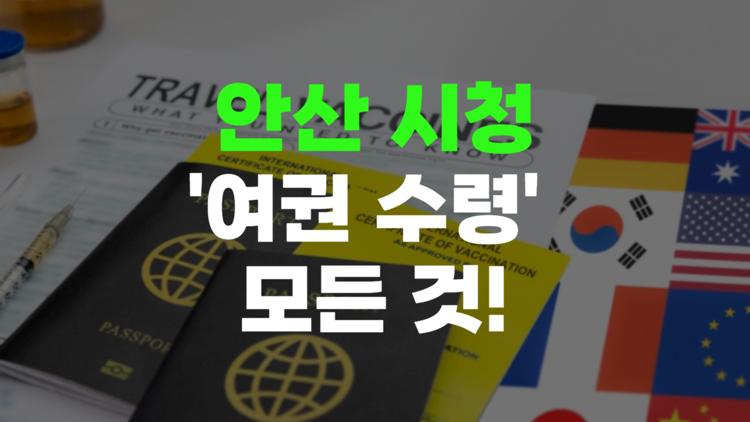 안산시청 여권 수령 시간 및 방법 발급 신청 소요 기간2024년 최신 주차 시간 운영 시간 재발급 수령 장소 퇴근